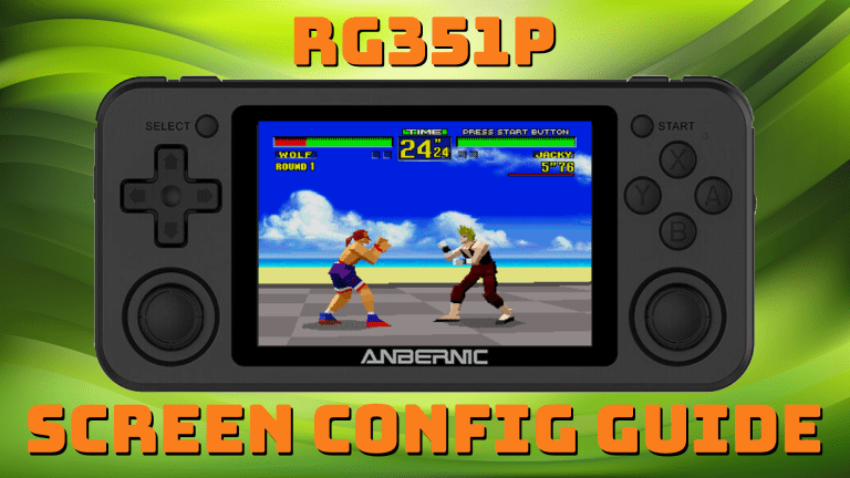 RG351P Screen Configuration Guide – Retro Game Corps