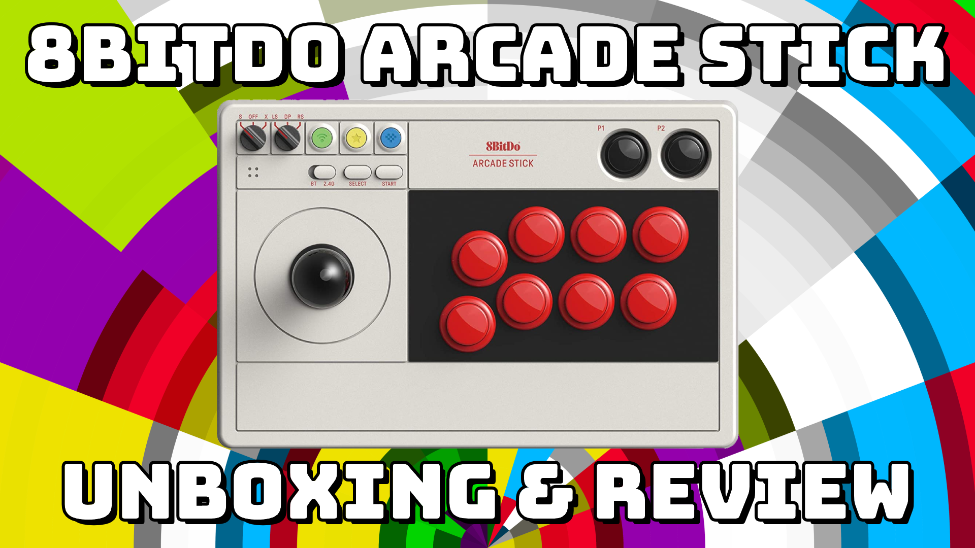 8BitDo Arcade Stick – Unboxing and Review – Retro Game Corps