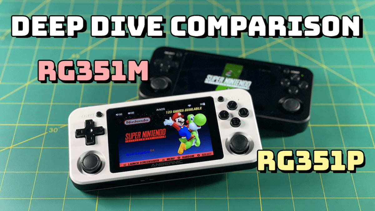 Deep Dive Comparison: RG351M vs RG351P – Retro Game Corps