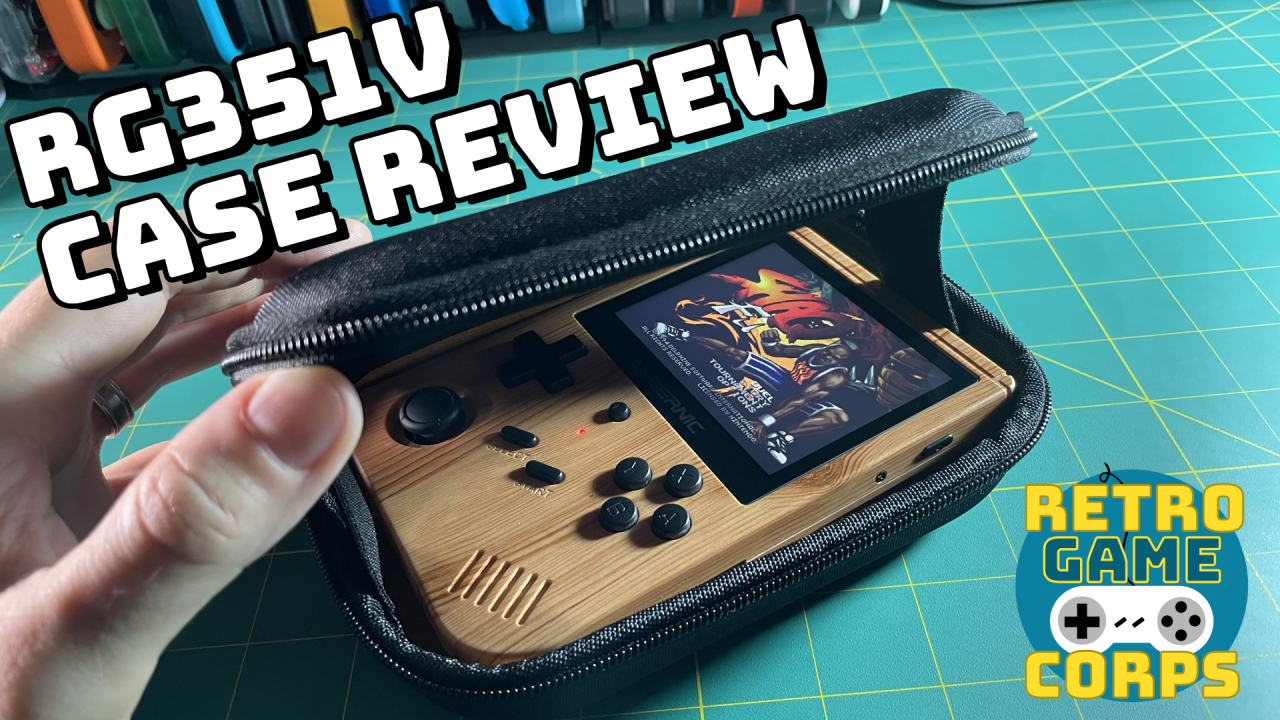 Quick Review: RG351V Hardshell Case (Amazon Basics) – Retro Game Corps