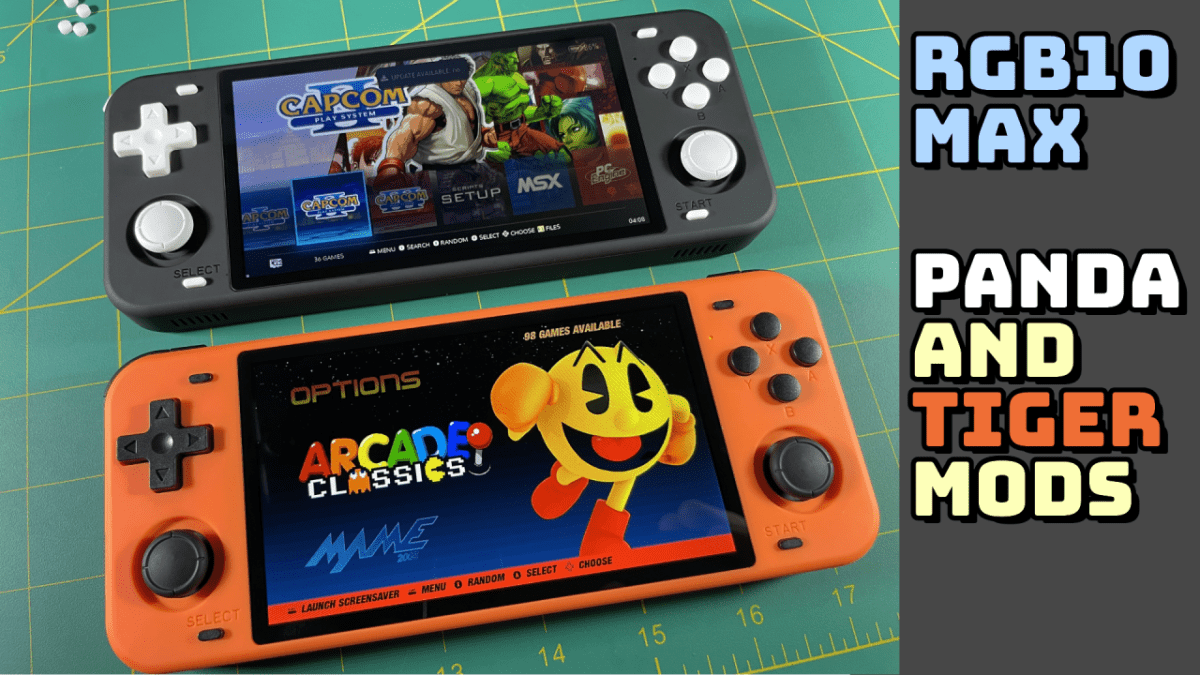 RGB10 Max Button Swaps: Panda and Tiger Mods – Retro Game Corps