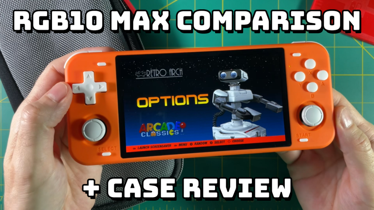 RGB10 Max Color Comparison (Orange vs Black) + Case Review – Retro Game ...