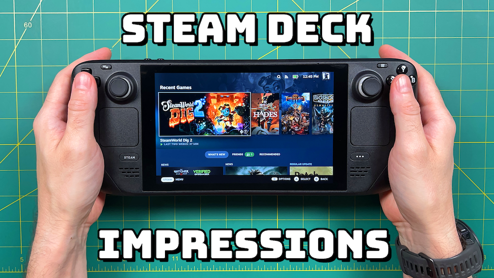 Valve Steam Deck Impressions: Size, Weight, and Controls – Retro Game Corps